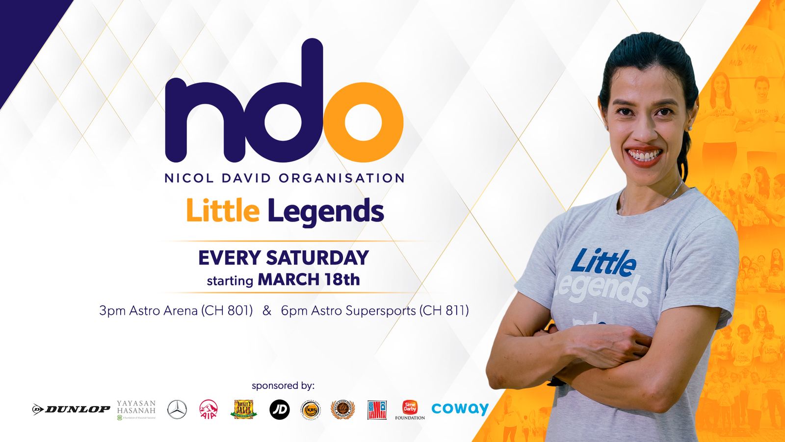 Datuk Nicol David Little Legends docuseries on Astro Arena | Press Release | Mediaroom | Astro
